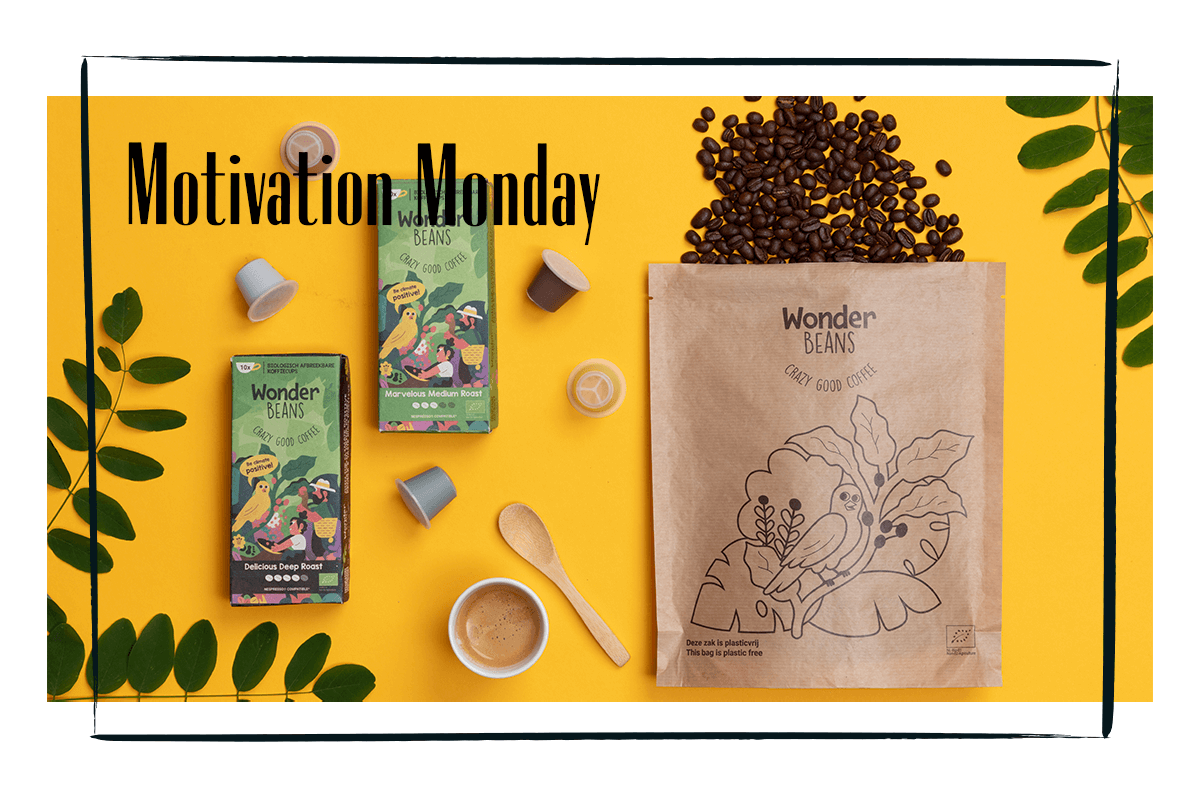Motivation Monday: maar kans op 1 van de 3 koffiepakketten van Wonder ...